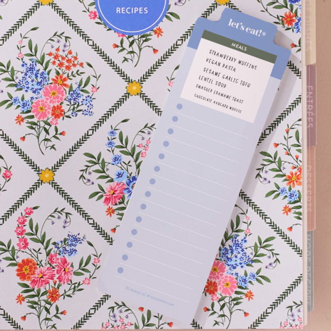 Dusk Grocery List Bookmark Sticky Notes | Erin Condren