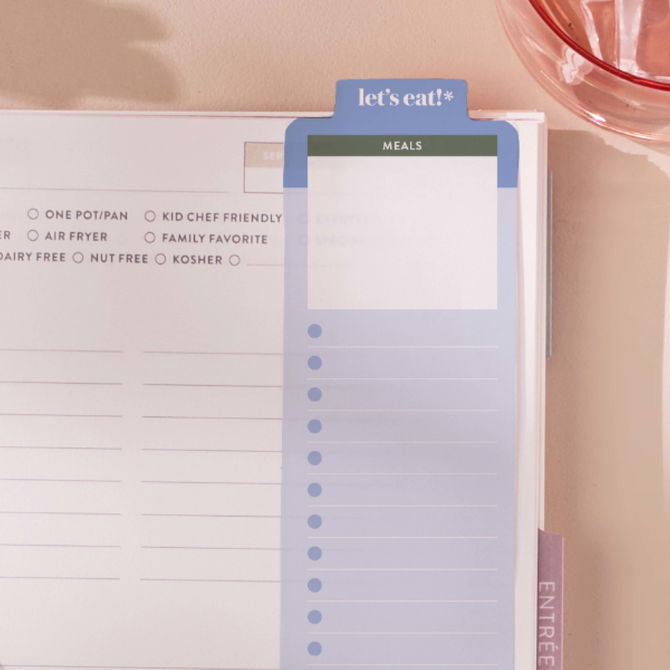 Dusk Grocery List Bookmark Sticky Notes | Erin Condren