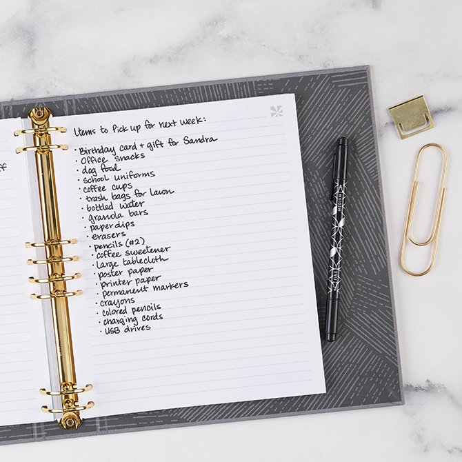 Lined Note Pages Planner Binder Inserts | Erin Condren