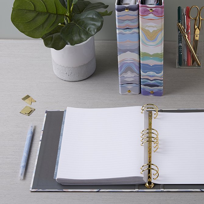 Layers Neutral Binder - 8 Ring | Erin Condren