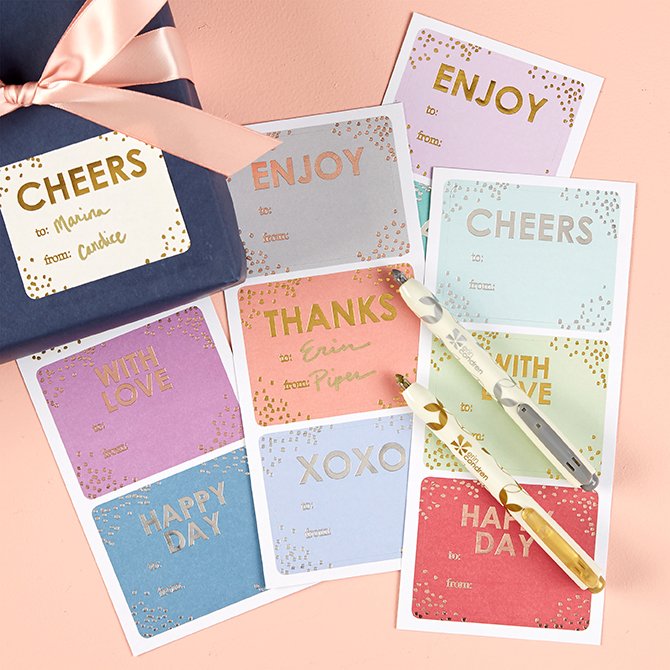 Gift Bag Labels | Personalized Labels | Erin Condren