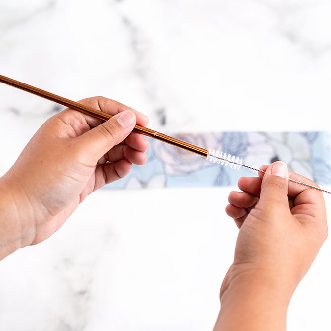Flora Portable Reusable Straw Kit | Erin Condren