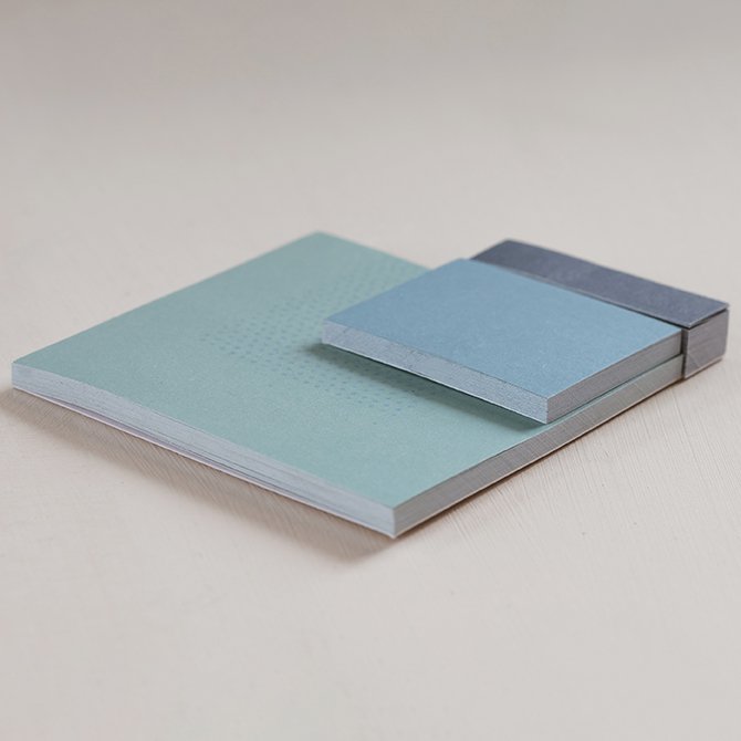 Blue and Green Eco Friendly Sticky Notepad Shapes 3-Pack | Erin Condren