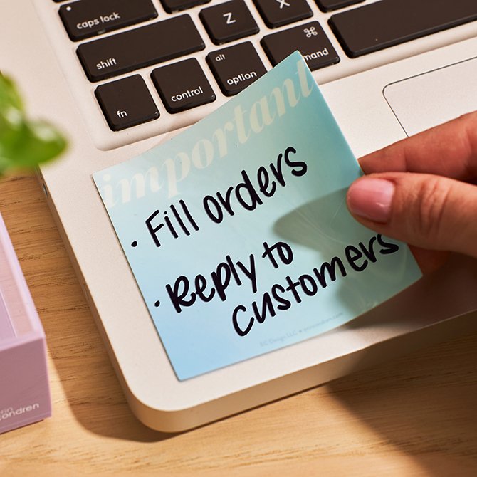 Daily Priorities Reusable Sticky Notes 3-Pack | Erin Condren