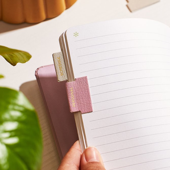 Vegan Leather Functional Adhesive Tabs - Pastel | Erin Condren