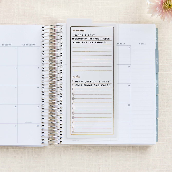Minimal Universal Snap-in Weekly Dashboard | Erin Condren