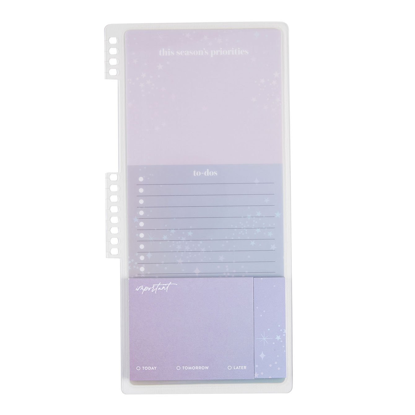 Winter Sticky Notes Dashboard | Erin Condren