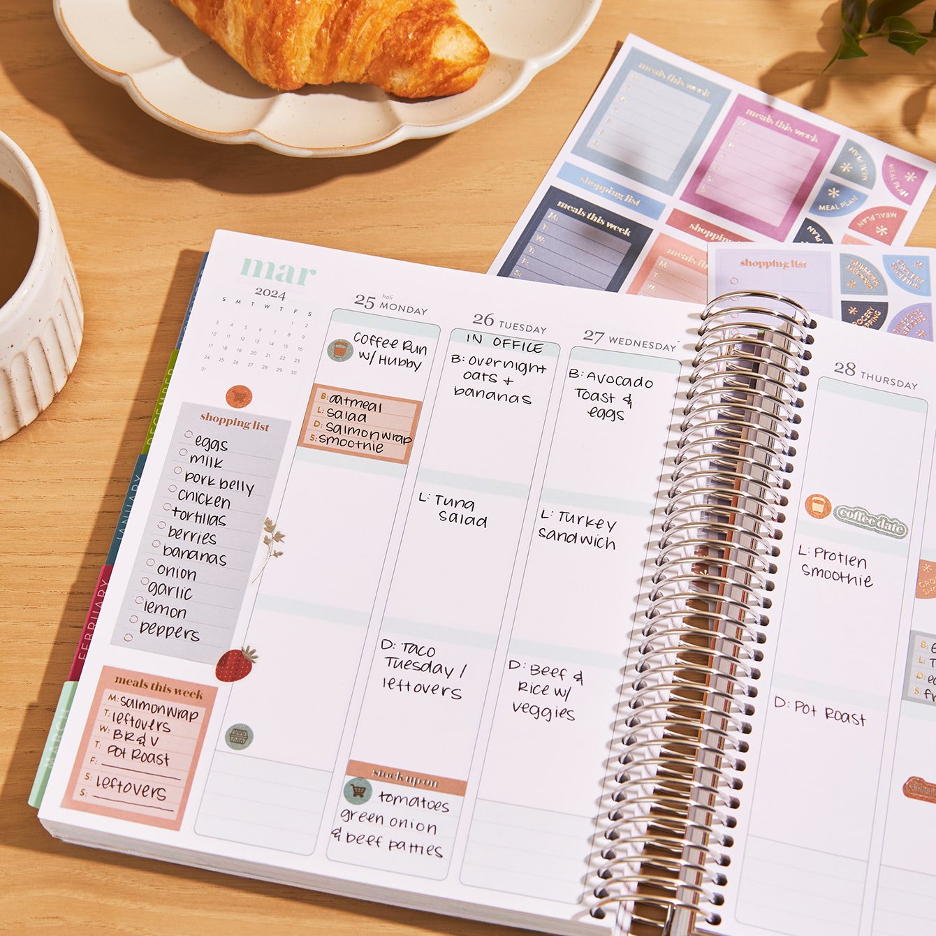 Meal Prep Functional Sticker Book | Erin Condren