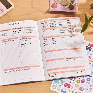 Abstract Circles PetitePlanner Budget Book | Erin Condren