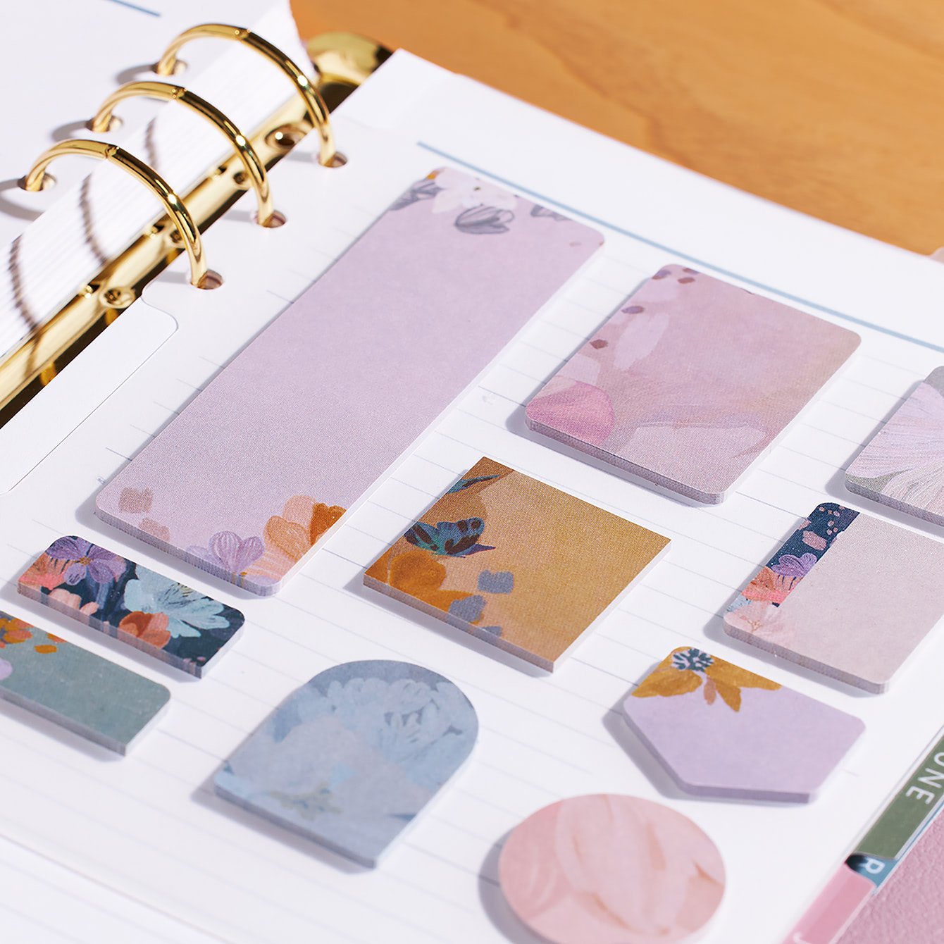 Bold Blooms A5 Ring Agenda StylizedSticky™ Notes | Erin Condren