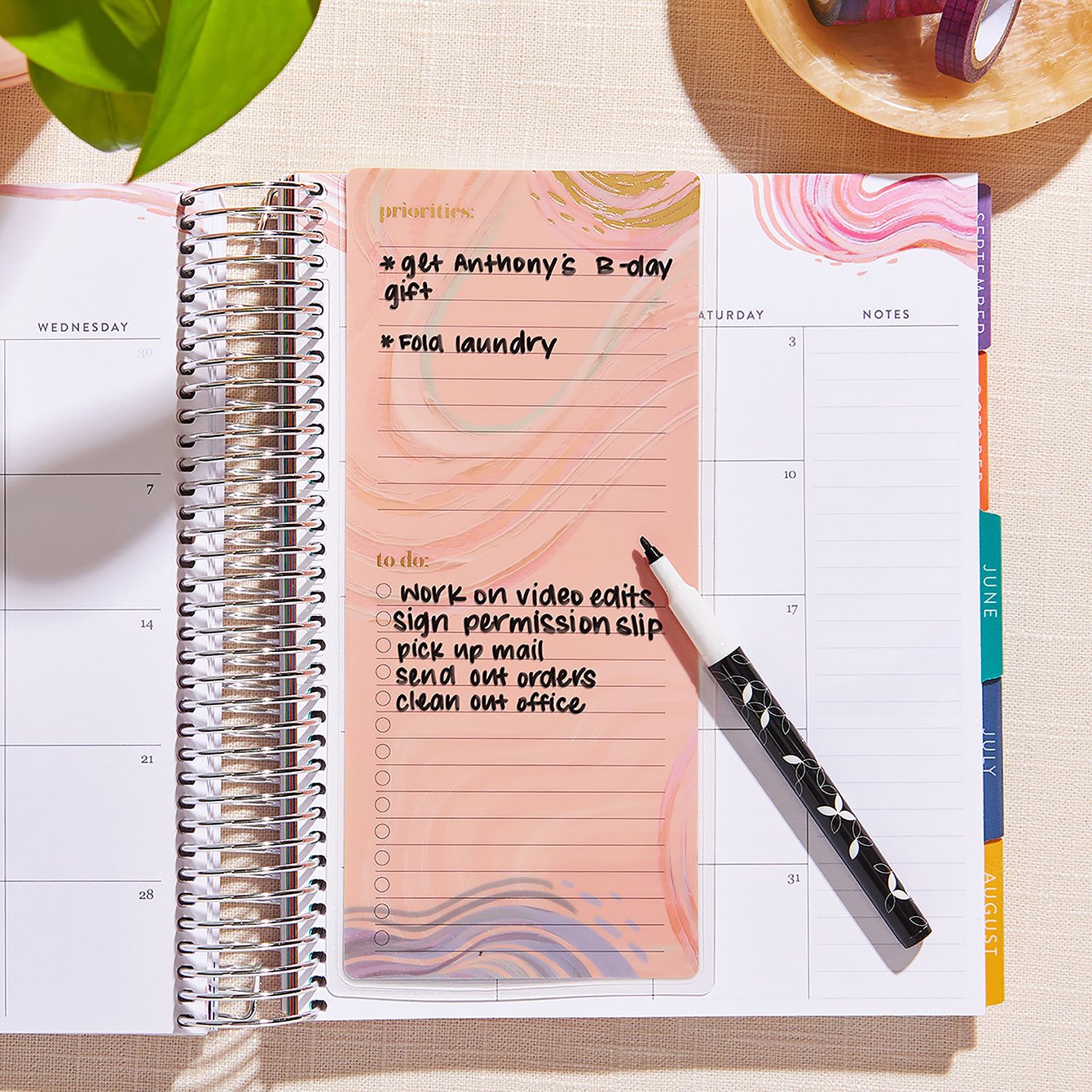 Evolve Universal Snap-In Weekly Dashboard | Erin Condren