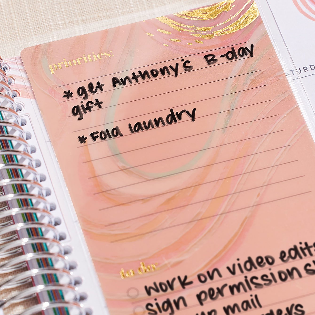 Evolve Universal Snap-In Weekly Dashboard | Erin Condren