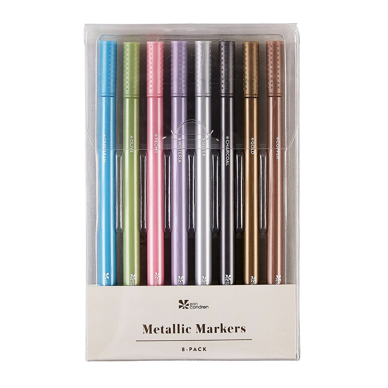 Metallic Markers 8-Pack | Erin Condren