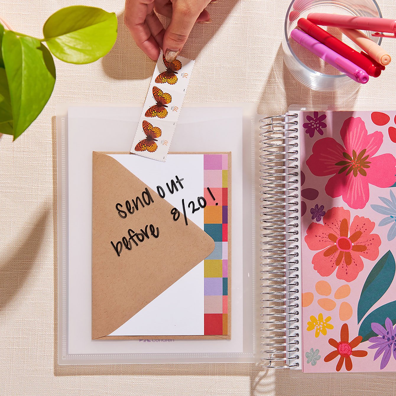 Snap-In Notepad Pocket Dashboard | Erin Condren