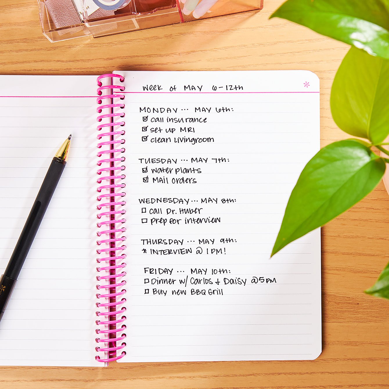 Sunset Compact A5 Spiral Notebook | Erin Condren