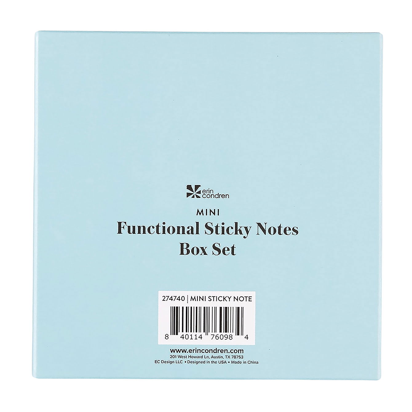 Mini Functional Sticky Notes Box Set | Erin Condren