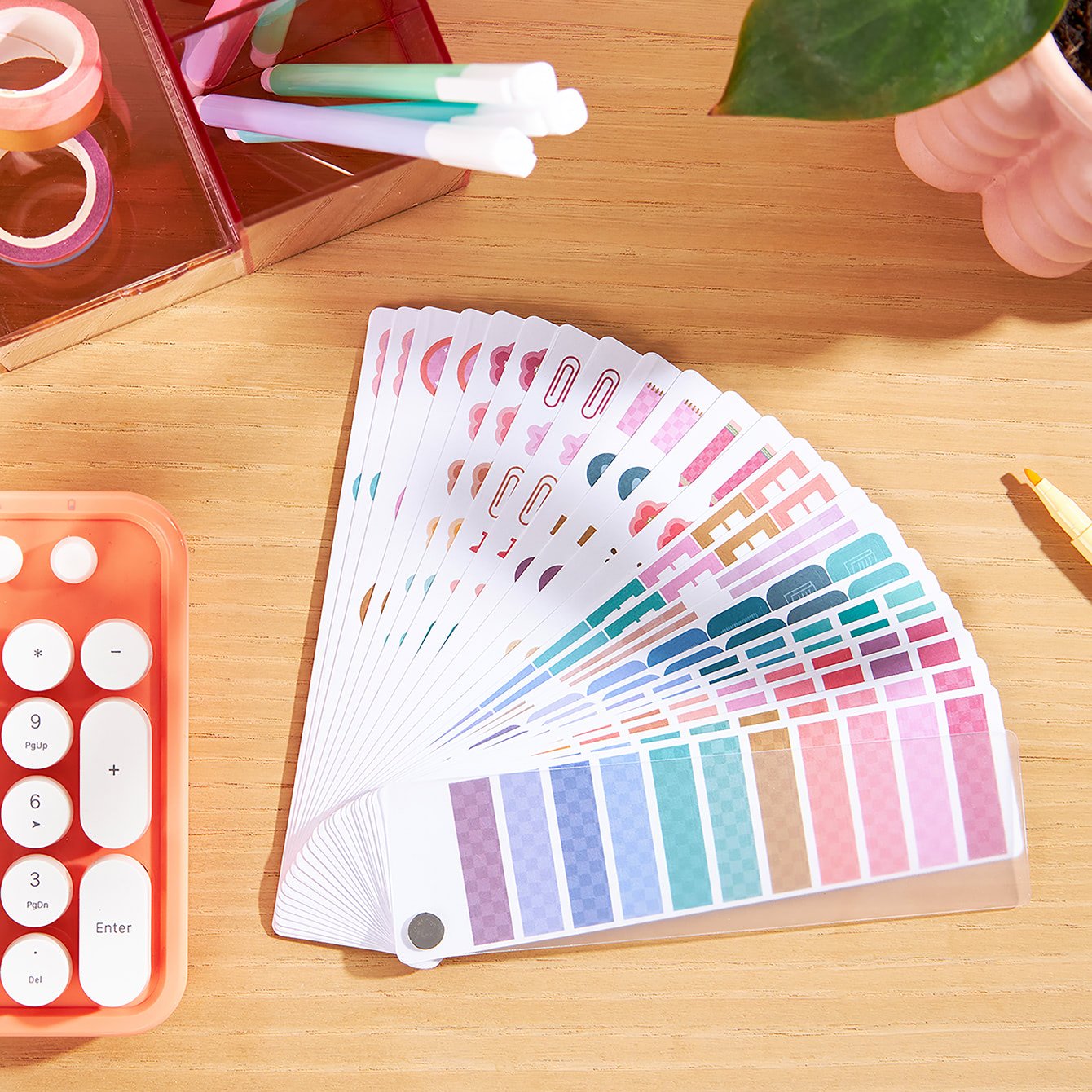 Student Functional Fan Sticker Book | Erin Condren