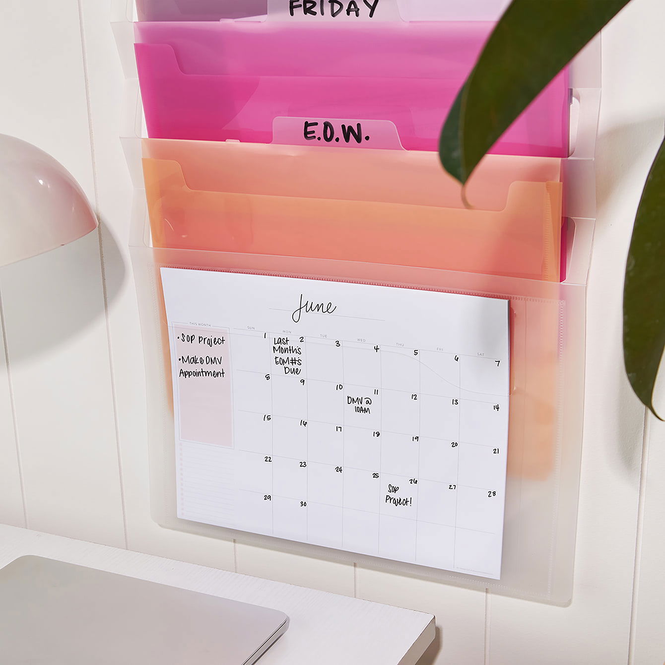 Hanging File Organizer and Calendar | Erin Condren