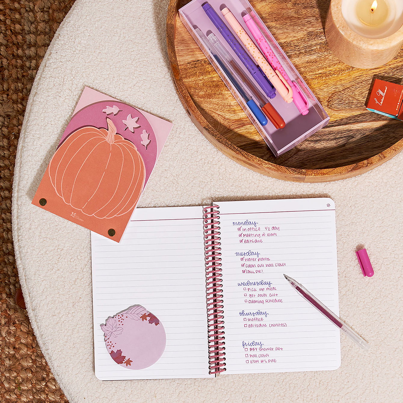 Pumpkin Layered Notepad | Erin Condren