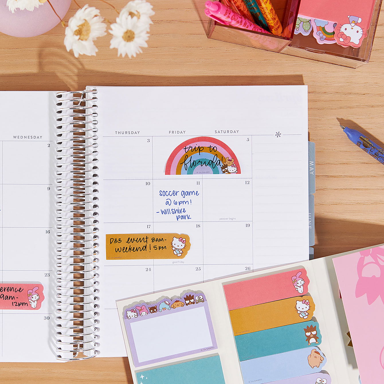 Hello Kitty and Friends Sticky Note Booklet | Erin Condren