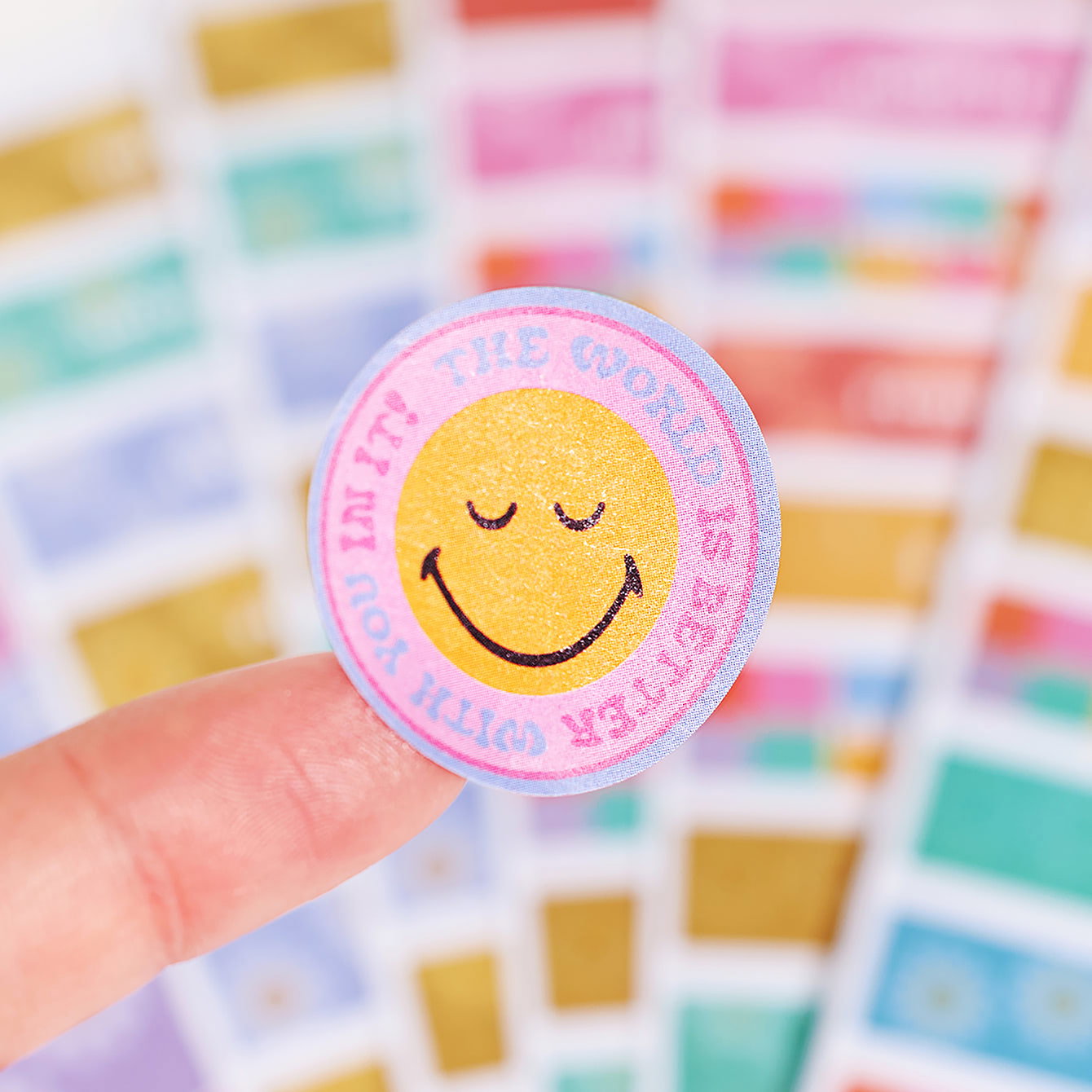 SmileyWorld® Sticker Book Fan | Erin Condren