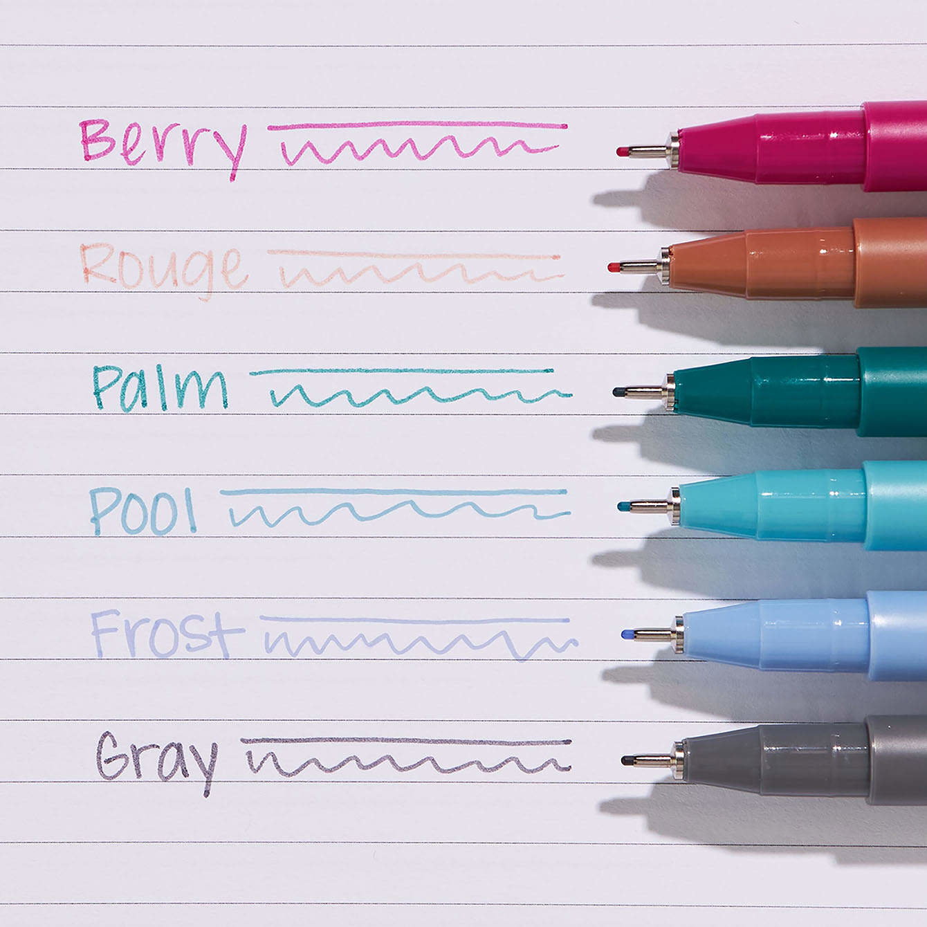 Gem Tone Ultra Fine-Tip Markers 6-Pack | Erin Condren