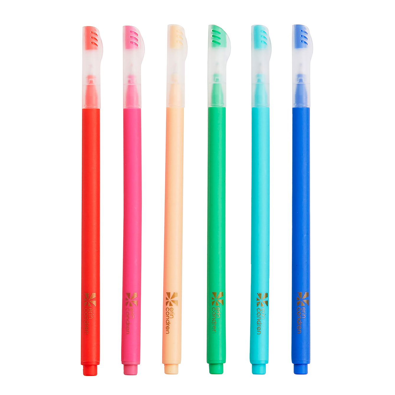 Summer Colorful Fine Tip Markers 6-Pack | Erin Condren
