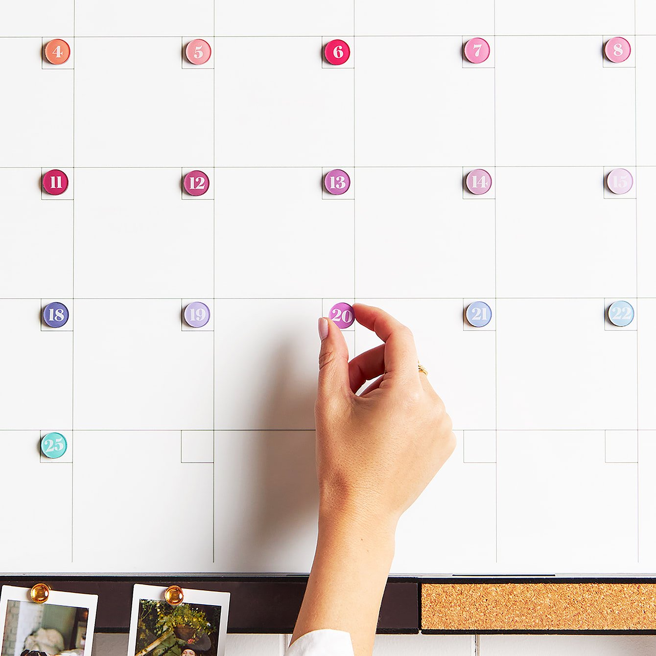 Colorful Magnetic Date Dots | Erin Condren