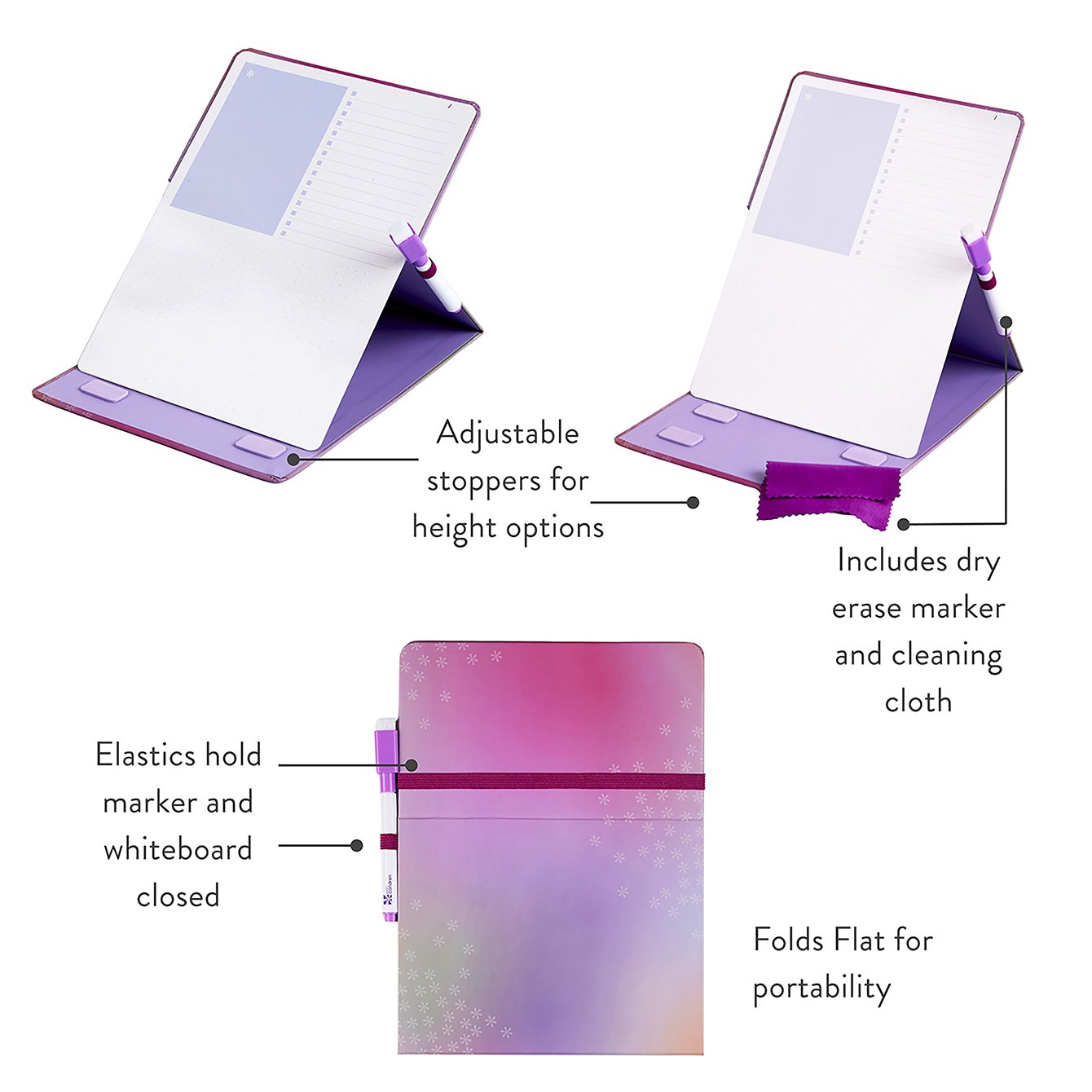 Mini Stand Up Productivity Whiteboard Set | Erin Condren