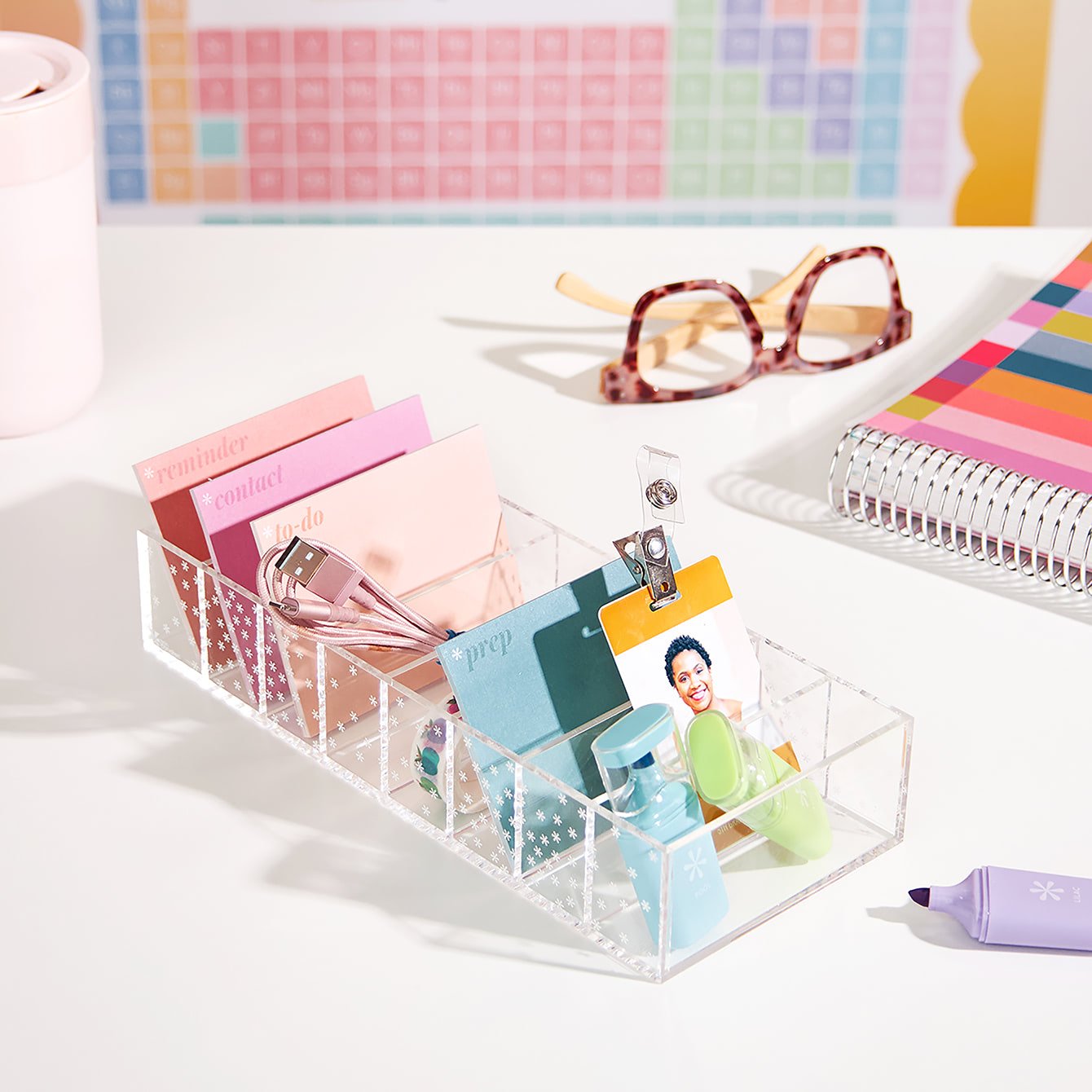 Acrylic Organizer 8 Compartments | Erin Condren