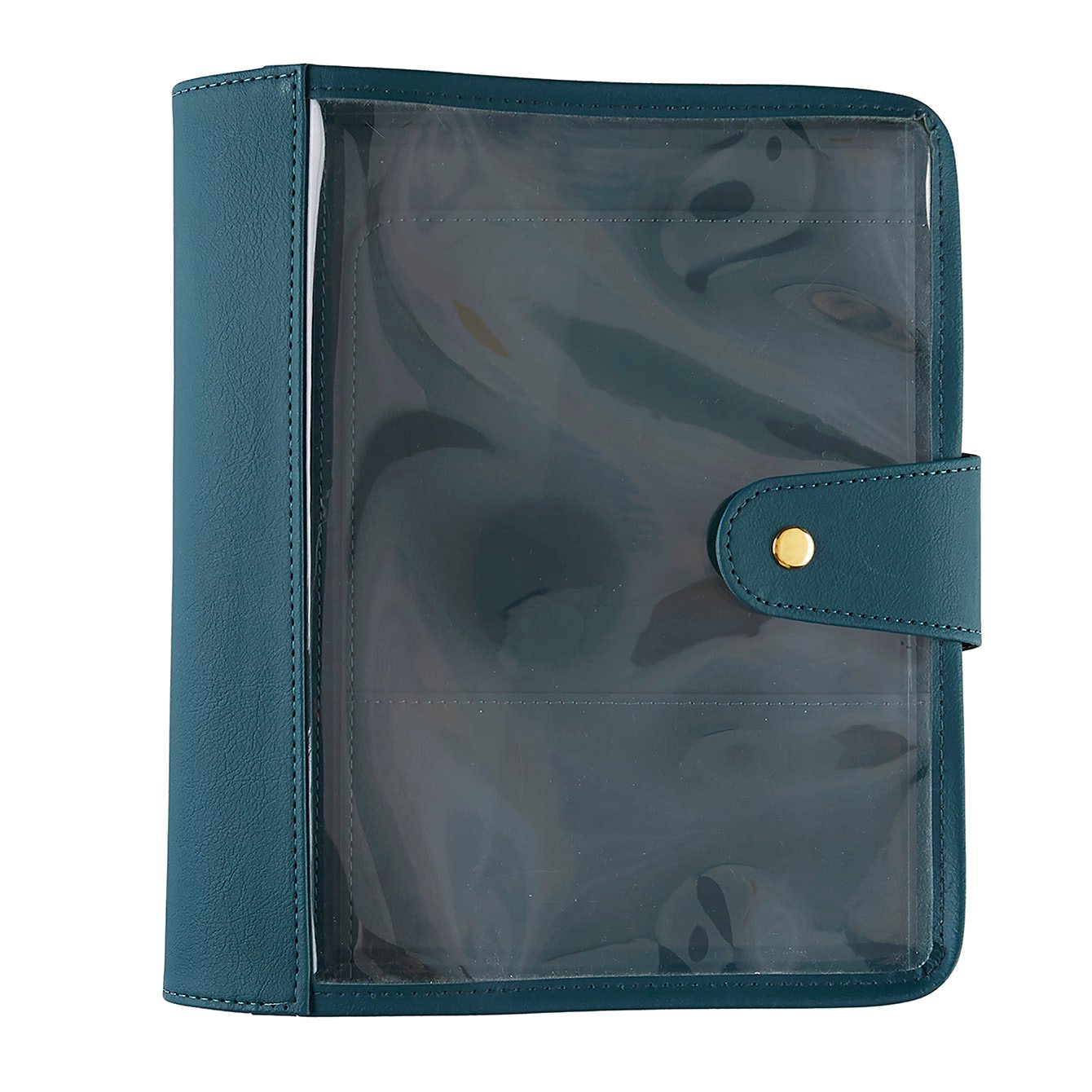 Large Peacock Clear Planner Folio | Erin Condren