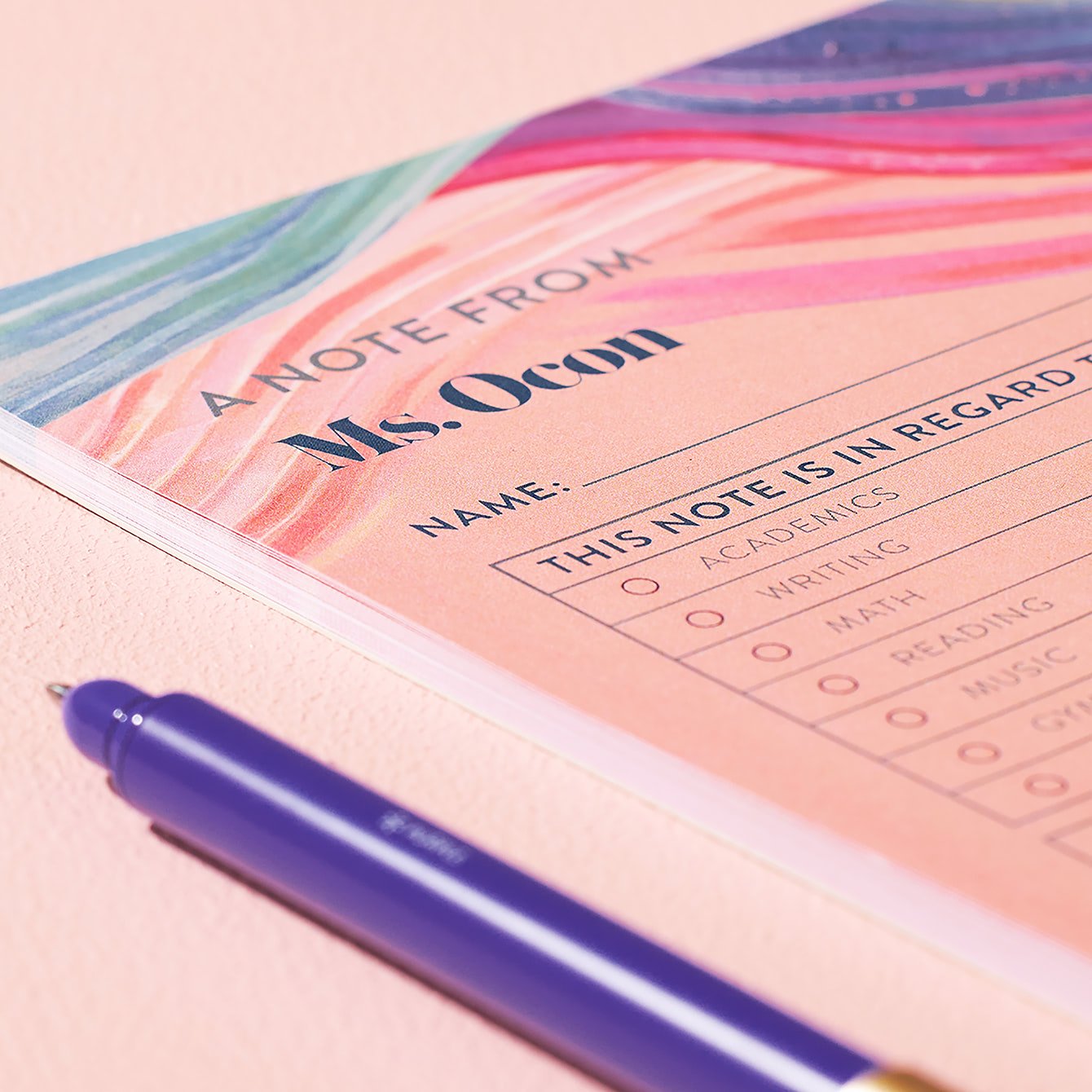 A Note from the Teacher Notepad | Erin Condren