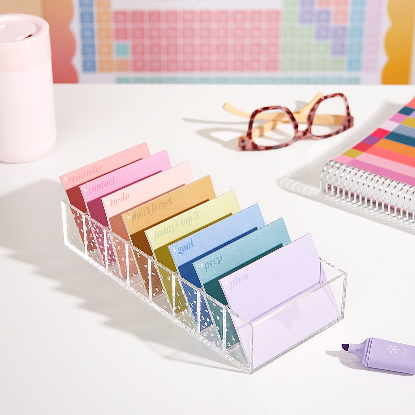 Planning Sticky Notes and Acrylic Holder Bundle | Erin Condren