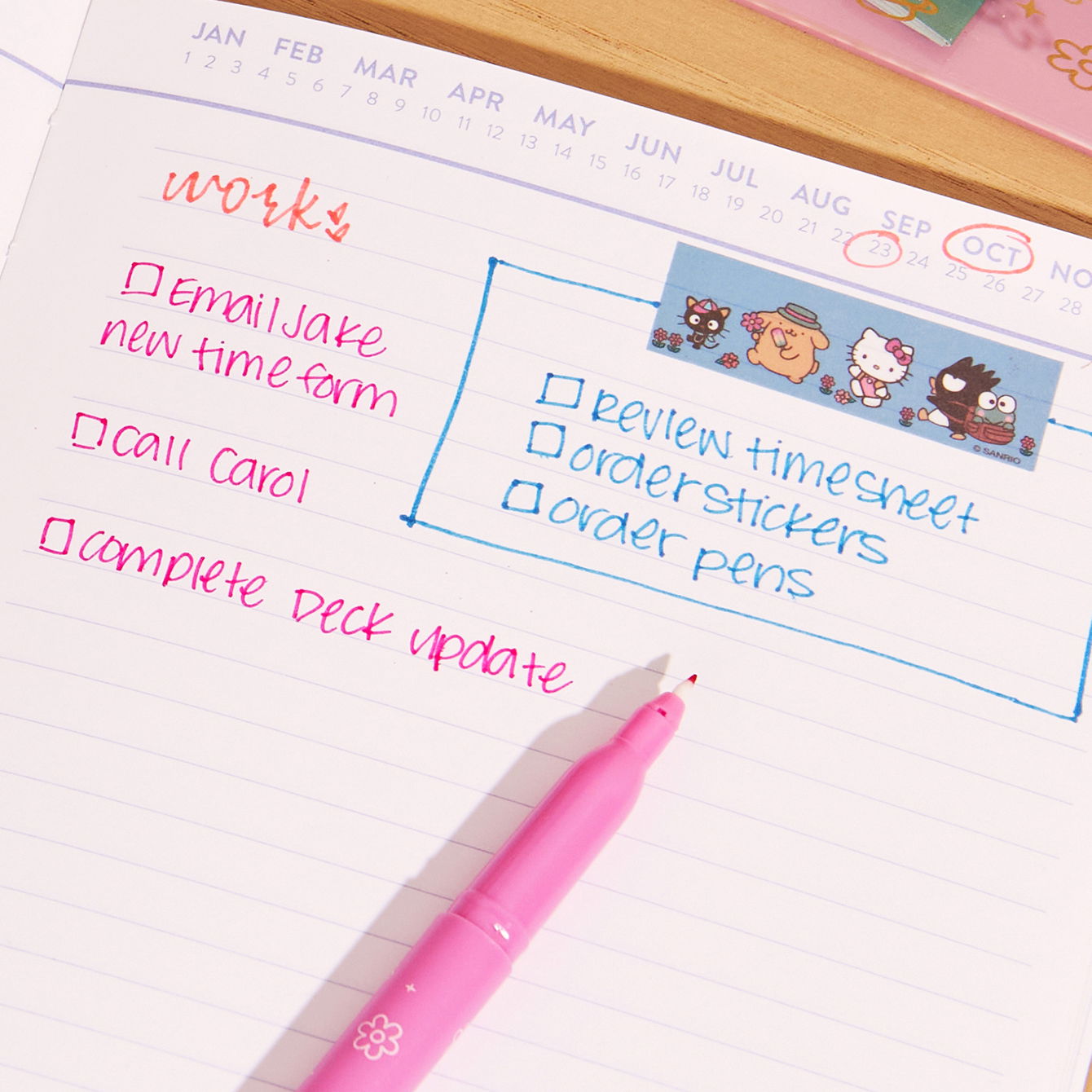 Hello Kitty A5 Notebook | Erin Condren