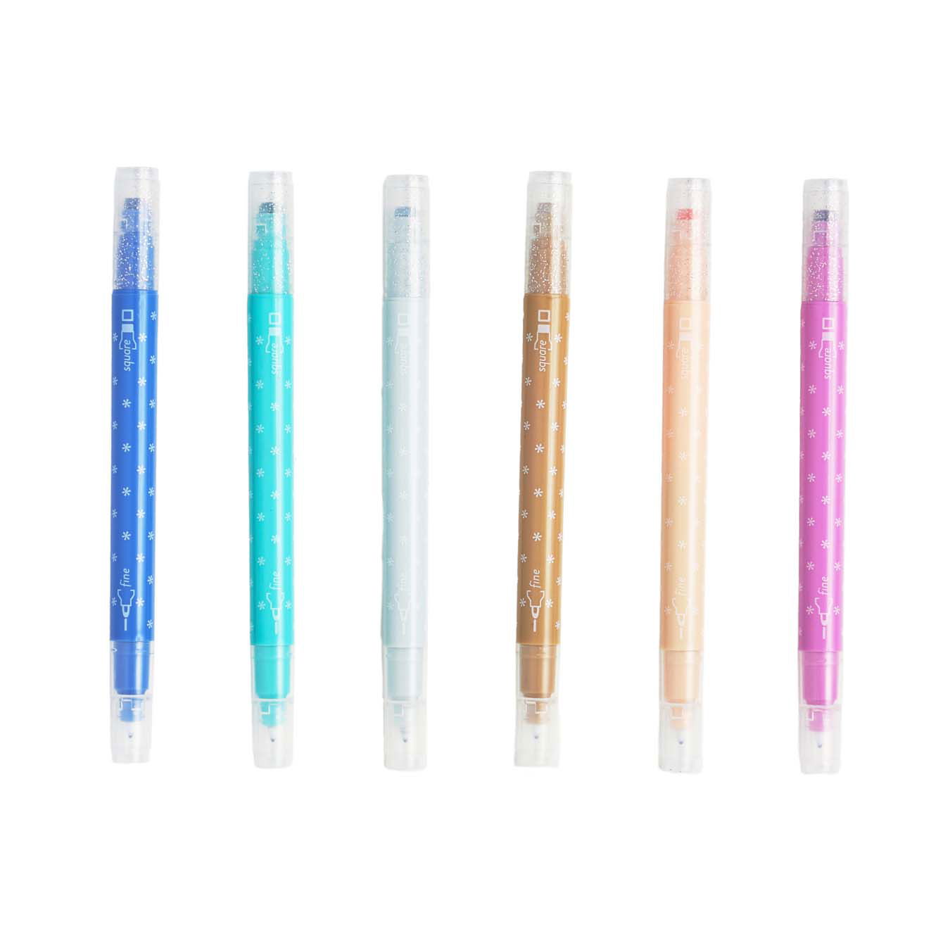 Metallic Checklist Dual-Tip List Markers™ 6-Pack | Erin Condren