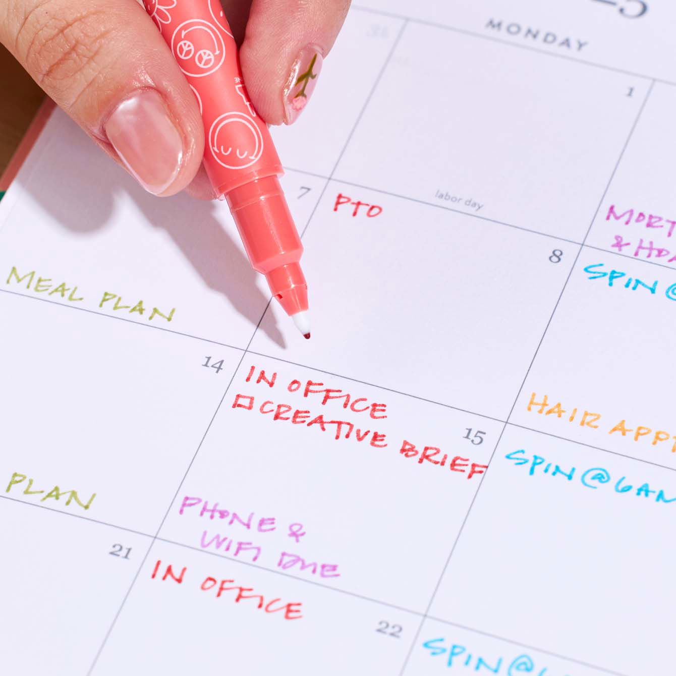 SmileyWorld® Dual-Tip Markers 6-Pack | Erin Condren