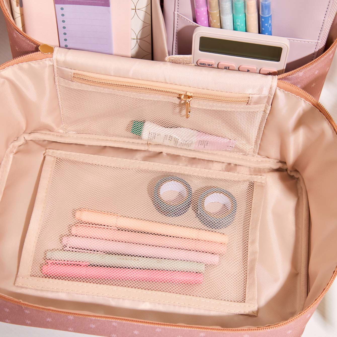 Terracotta Asterisk Large Organizer Case | Erin Condren