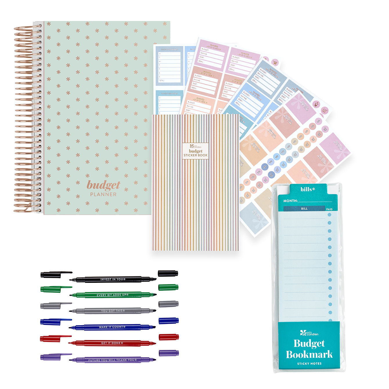 Asterisk Budget Planning Bundle | Erin Condren | Erin Condren