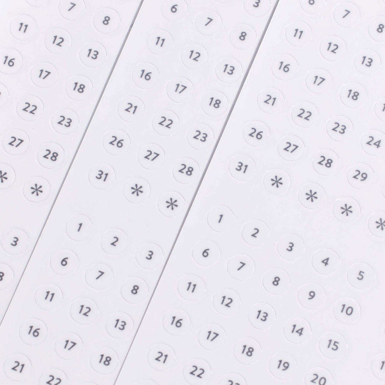 Clear Calendar Date Dots | Erin Condren