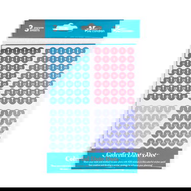 Colorful Calendar Date Dots | Erin Condren