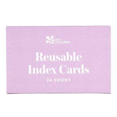 Reusable Index Cards | Erin Condren