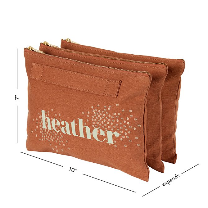 Canvas Custom Accordion Zipper Pouch | Erin Condren Canvas Custom Accordion Zipper Pouch | Erin Condren