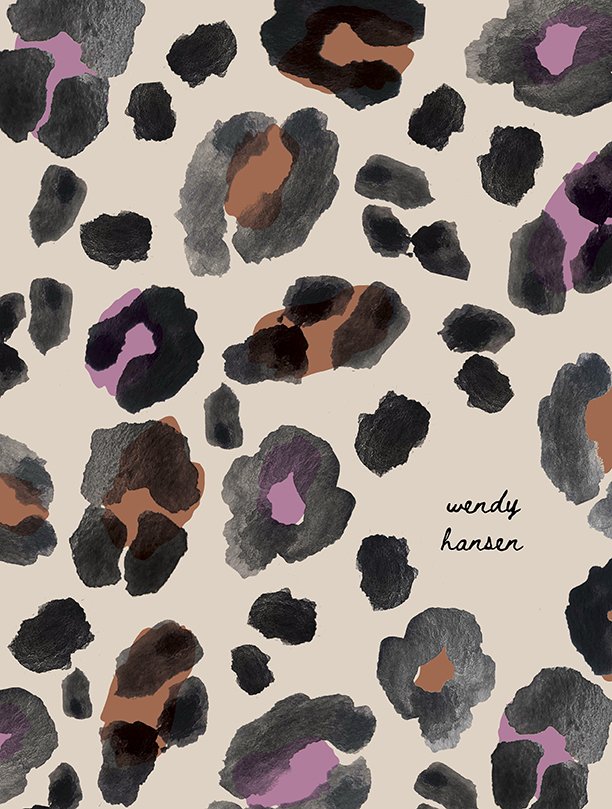 Watercolor Leopard Print Covers | Erin Condren