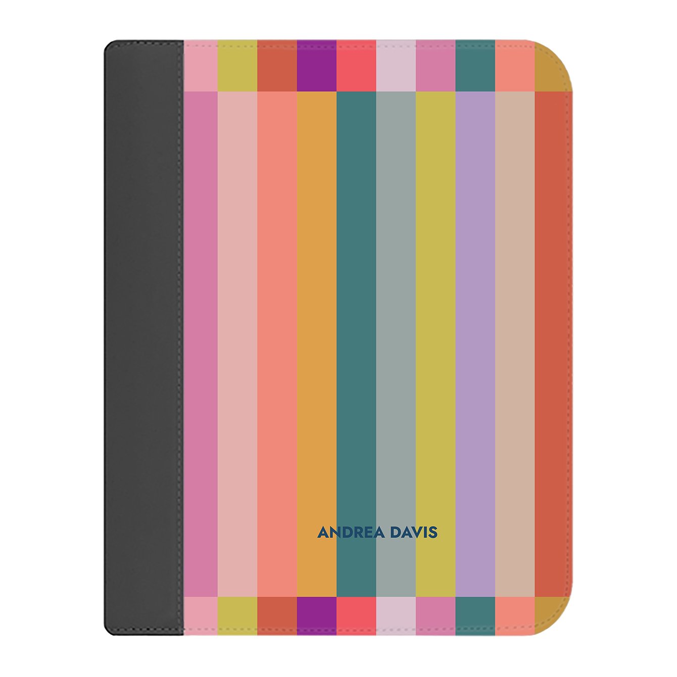 Large Tonal Stripes Stand Up Folio | Erin Condren