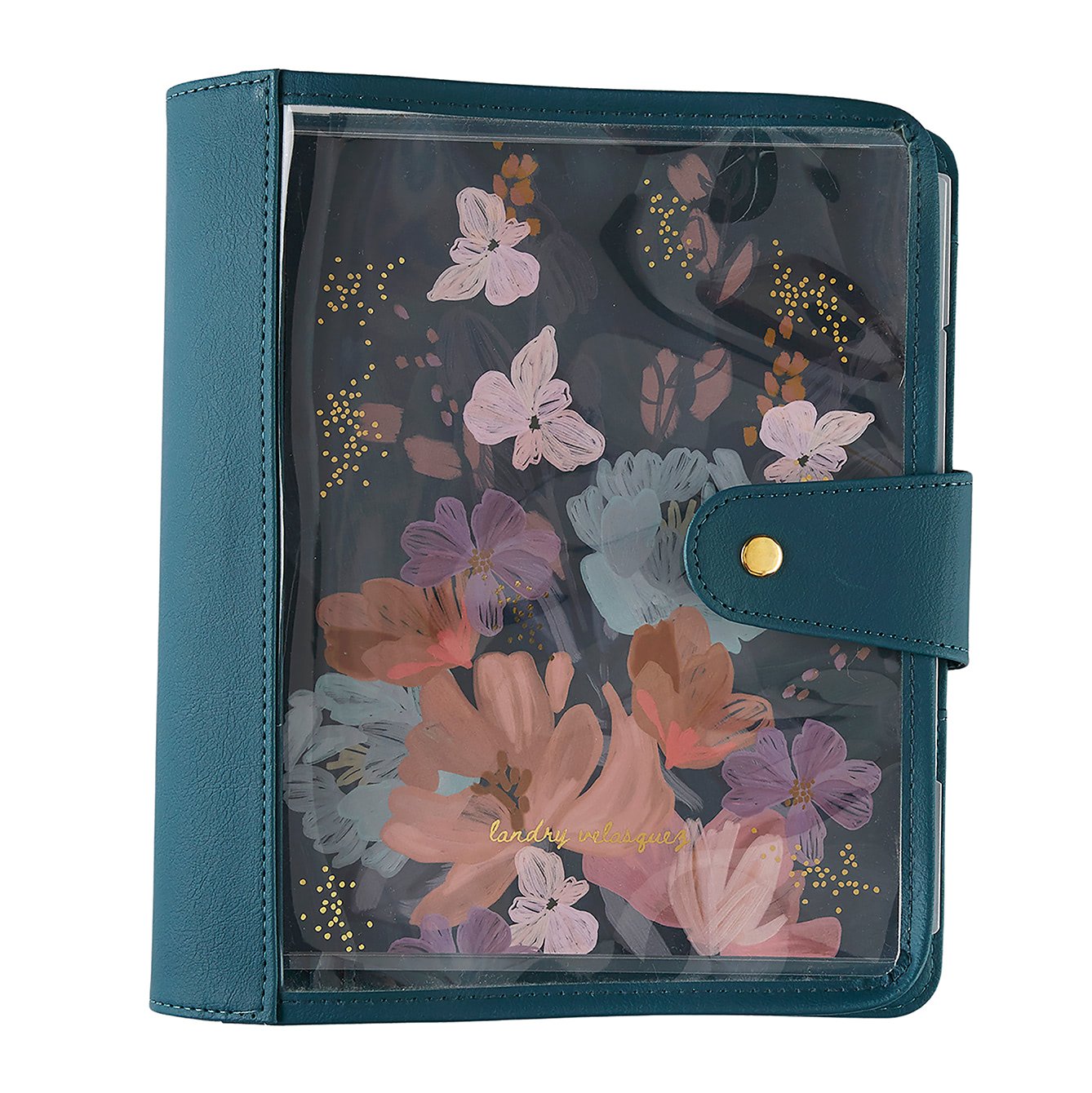 Peacock Clear Planner Folio | Erin Condren