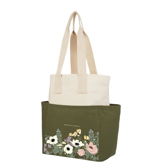 Bouquet Custom Color Block Tote Bag | Erin Condren