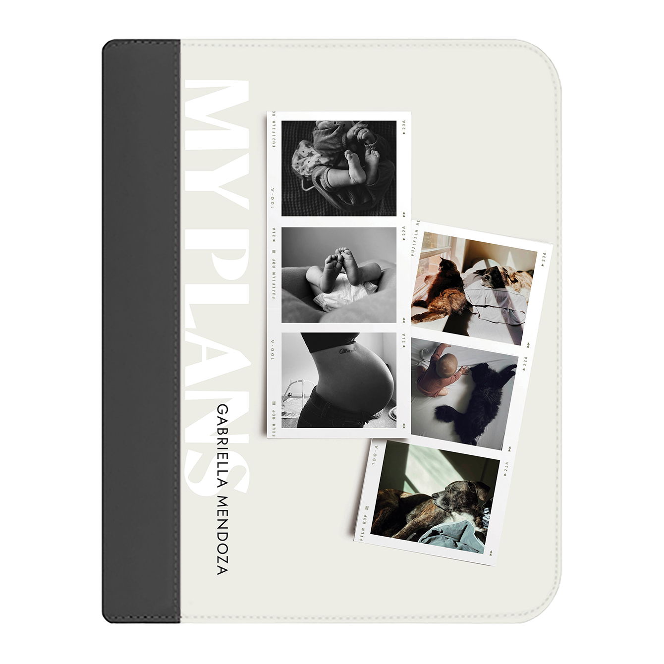 Large Minimal Collage Stand Up Folio | Erin Condren