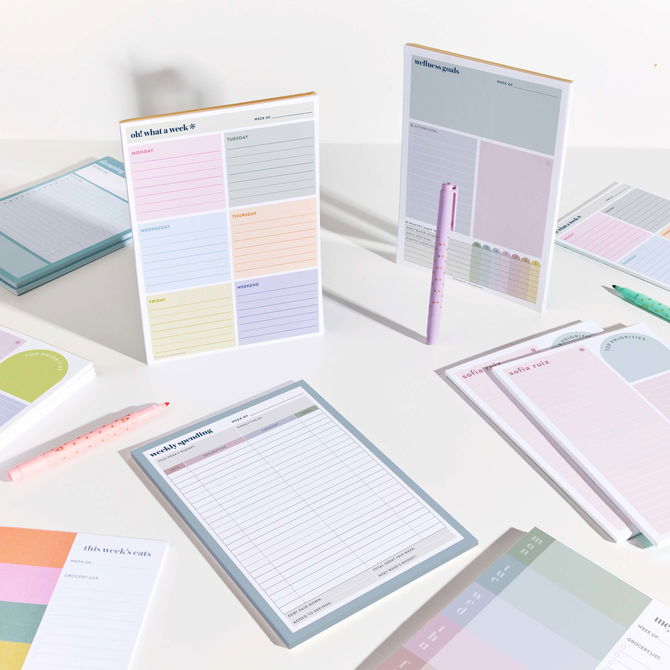 Weekly Budget Tracker Notepad | Erin Condren