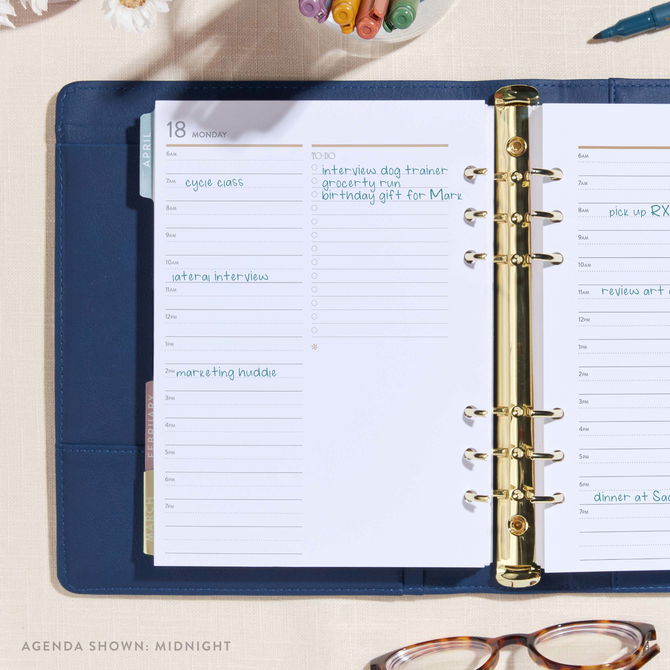 Eucalyptus A5 Daily LifePlanner™ Ring Agenda | Erin Condren