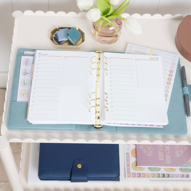 Eucalyptus A5 Daily LifePlanner™ Ring Agenda | Erin Condren